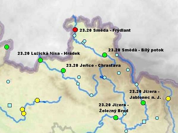 Vodstvo - Řeky :: Liberecký.kraj 2014 A